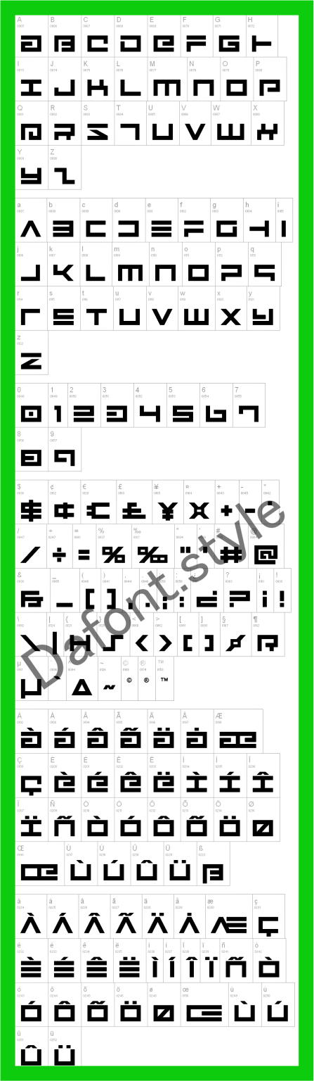 Avenger Font - Dafont Style