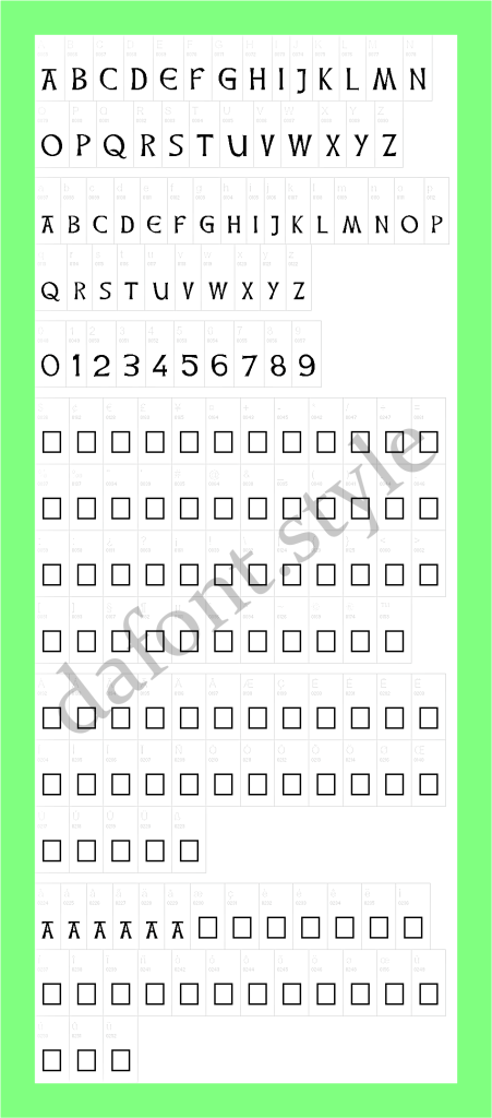 Celtic Hand Font style ttf download - Dafont Style