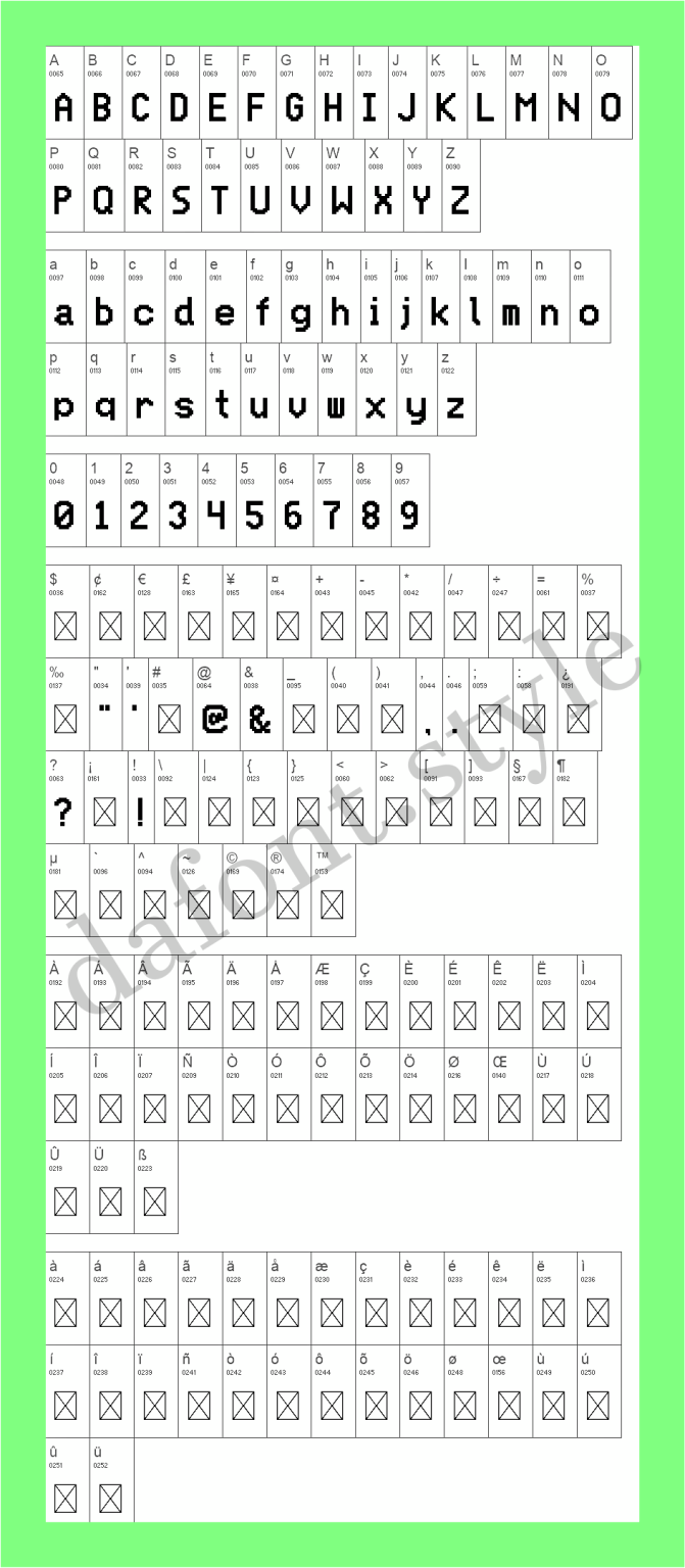 Eas VHS Font style ttf download - Dafont Style