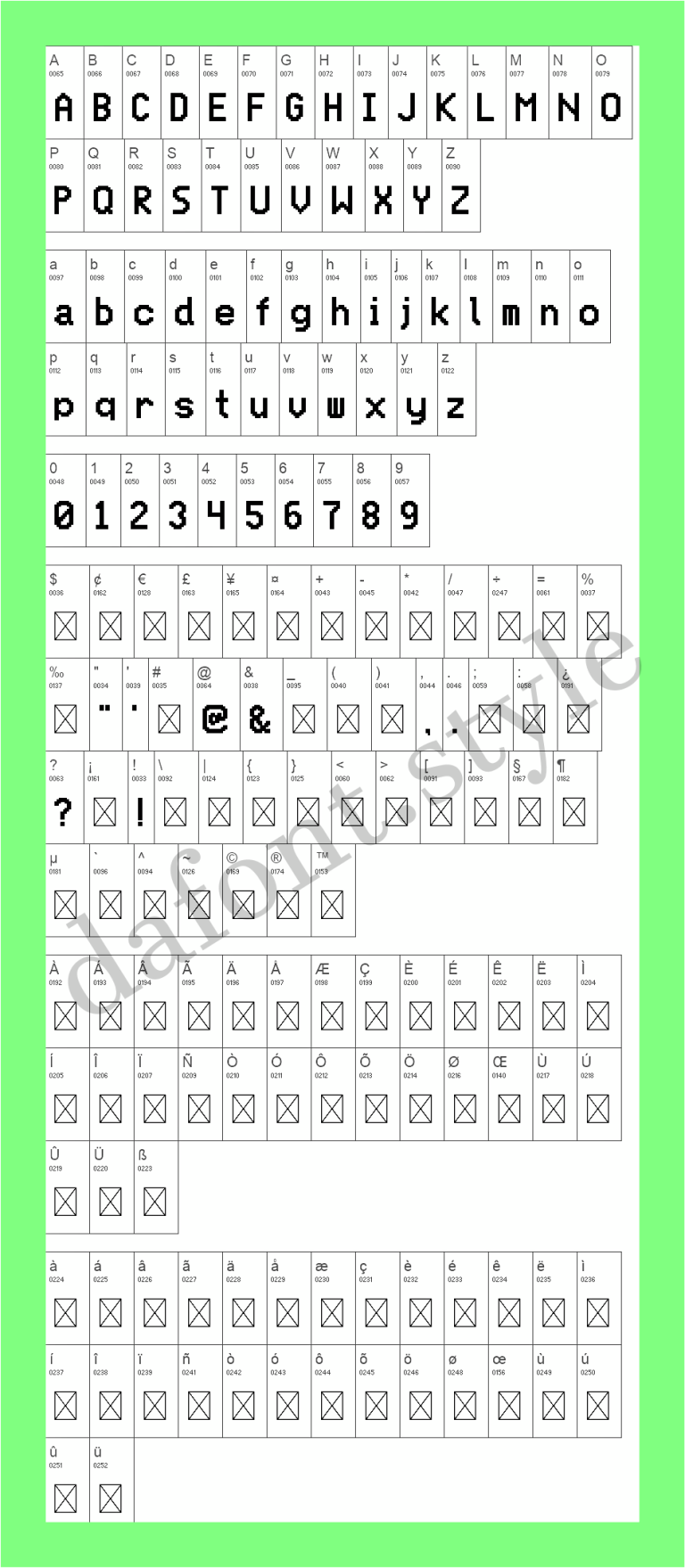 Eas VHS Font style ttf download - Dafont Style