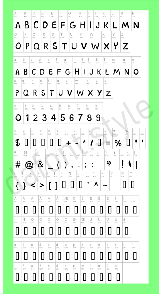 Scooby Doo Font - Dafont Style