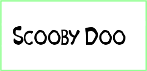 Scooby Doo Font - Dafont Style