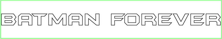 Batman Forever Font - Dafont Style