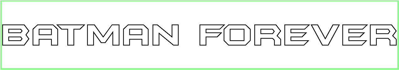 Batman Forever Font - Dafont Style