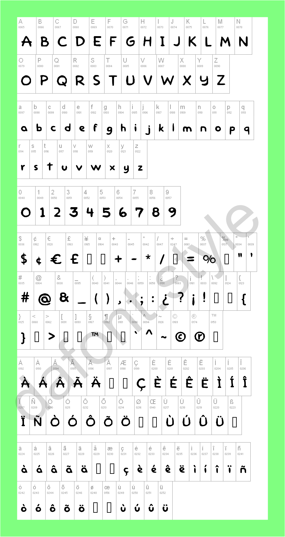 Homer Simpson font style ttf download - Dafont Style