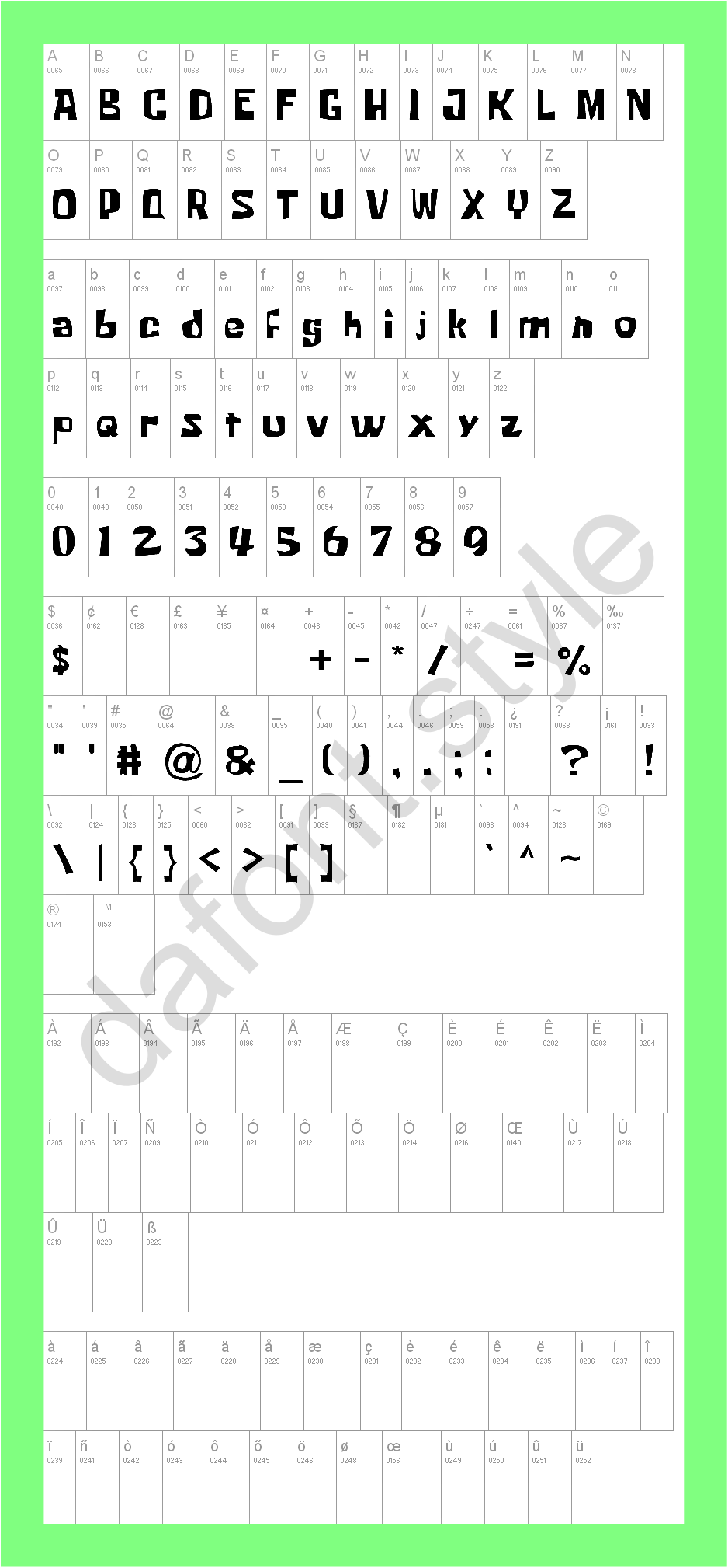 Krabby Patty Font - Dafonts Style