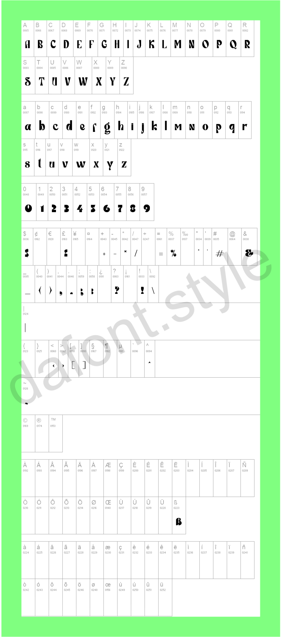 Narnia Font - Dafont Style