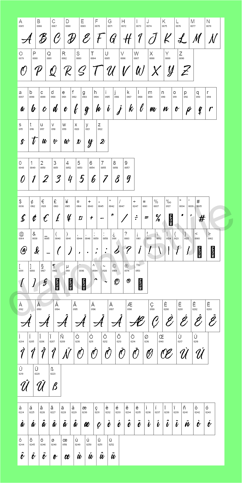 Paint Brush Script Font style Download - Dafont Style