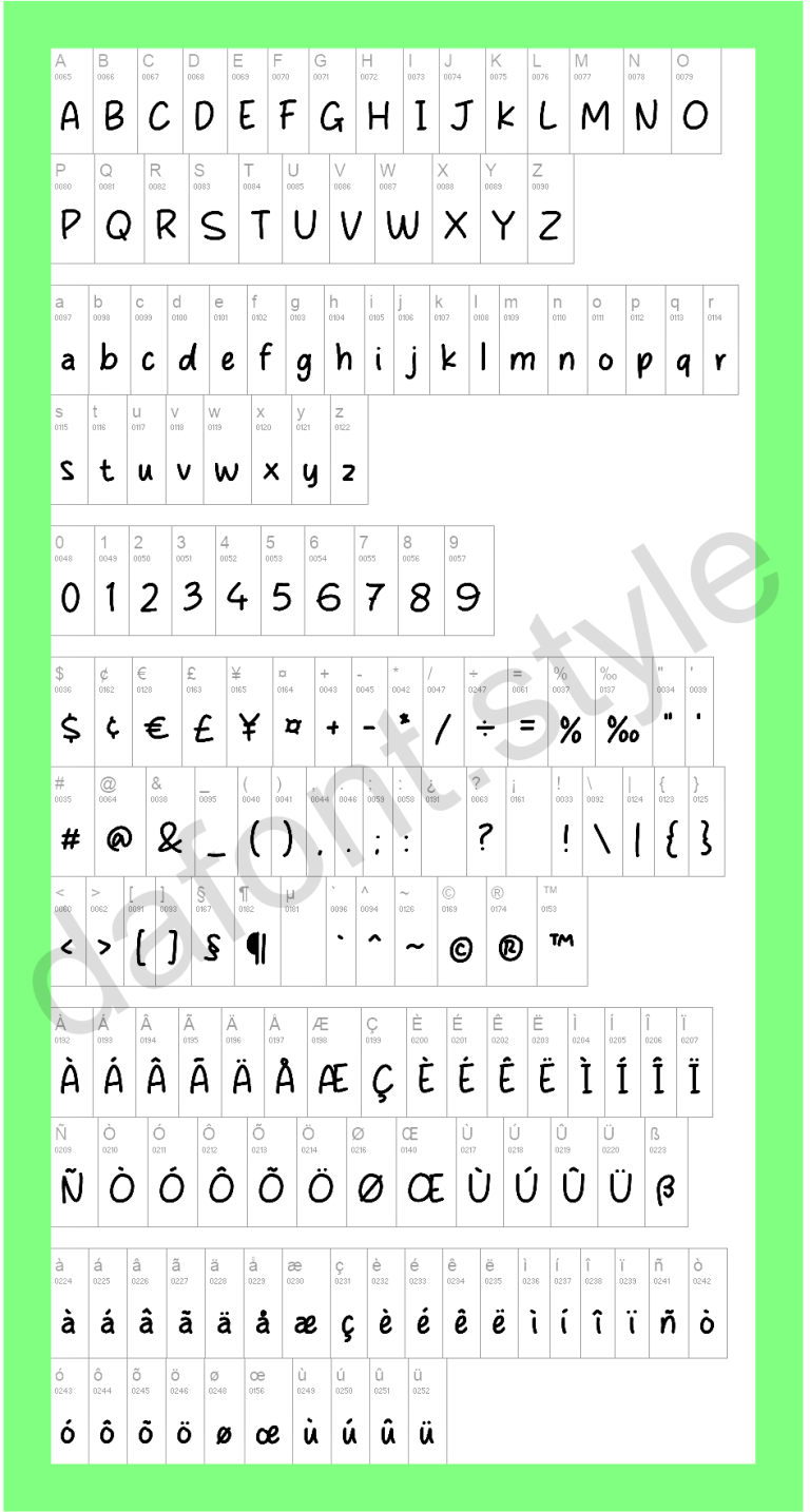 Simple Plan Font Style otf download - dafont style