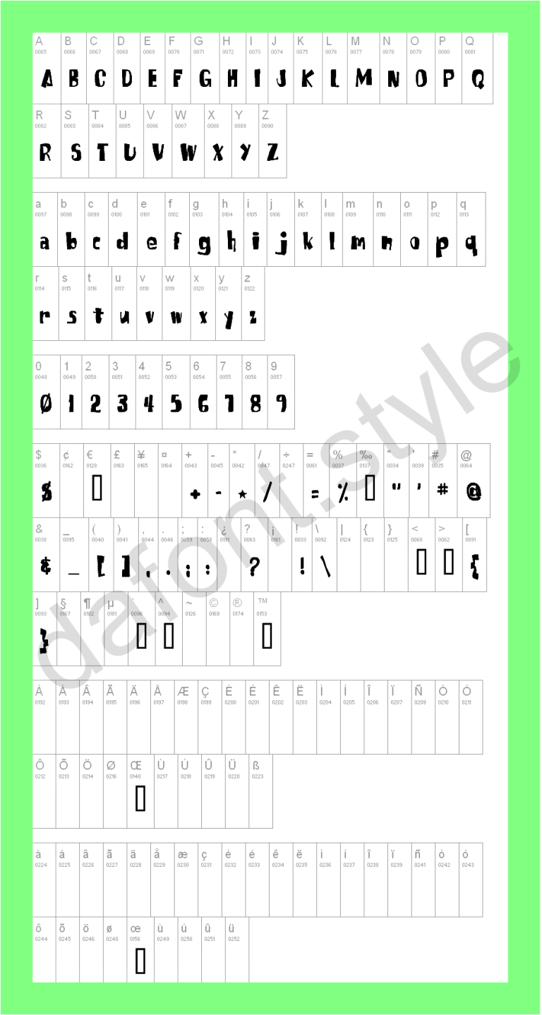 Sponge Font Square Type Font style ttf download - Dafont Style
