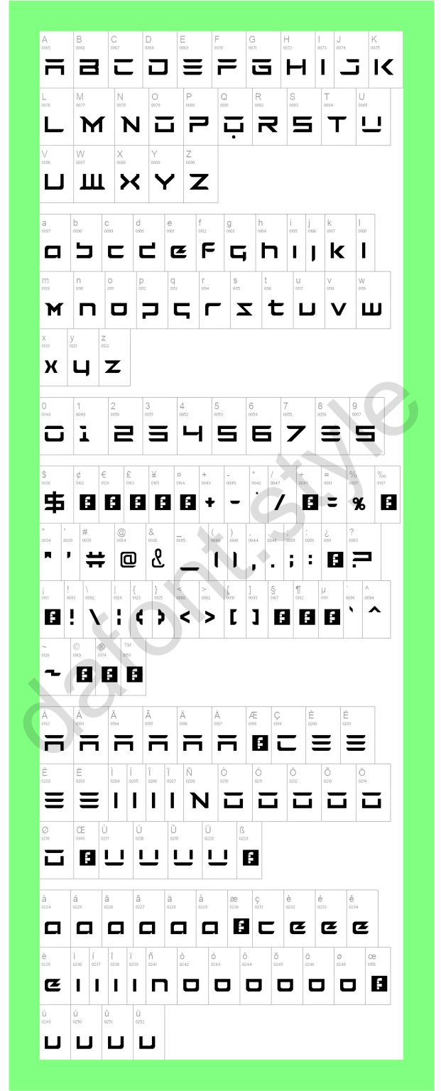 Tesla Font style Download - Dafont Style