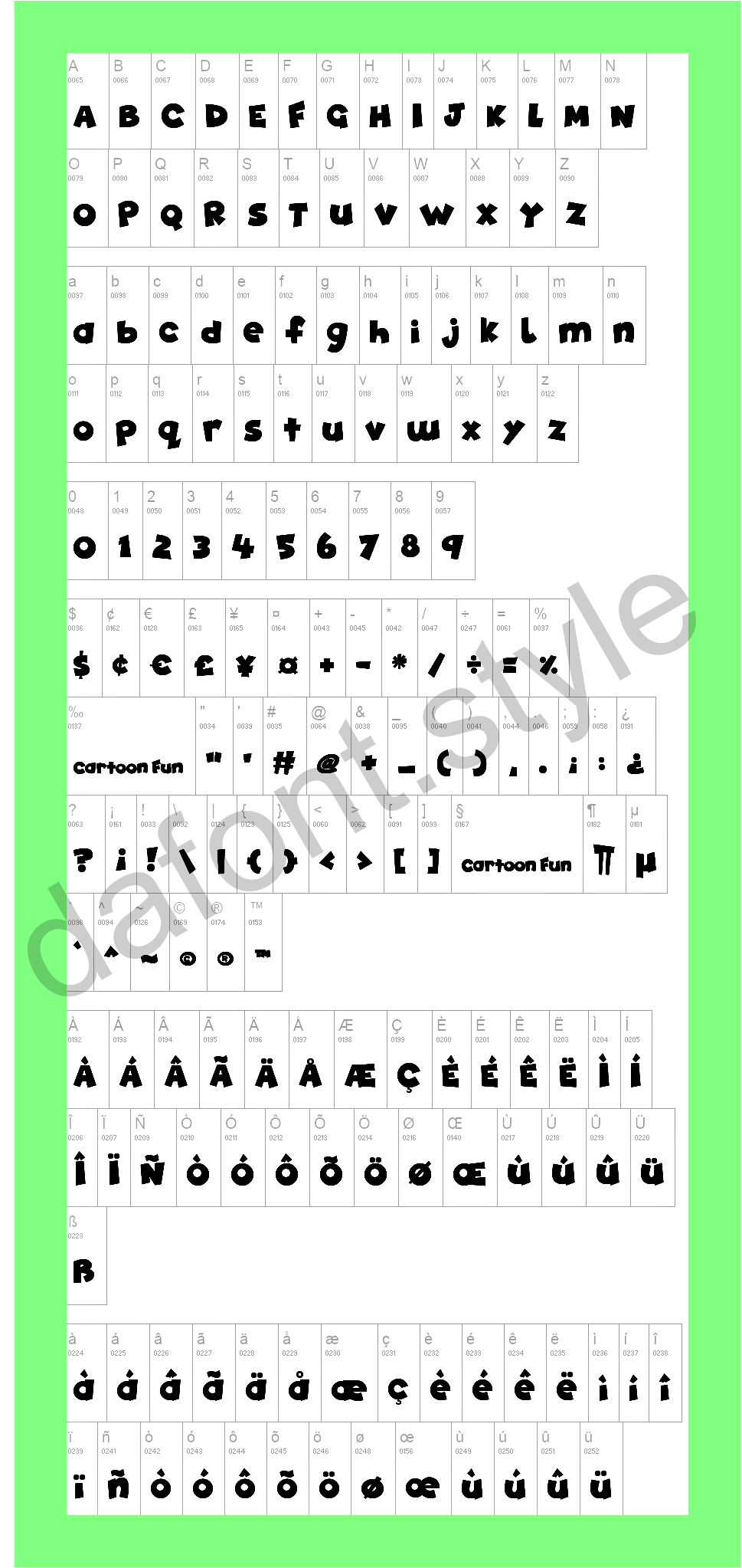 Cartoon Fun Font style Download - Dafont Style