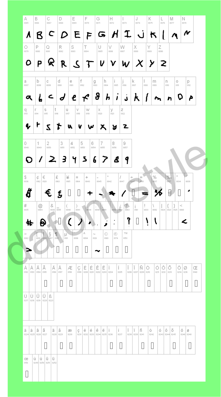 Cartoonfont - Dafont Style