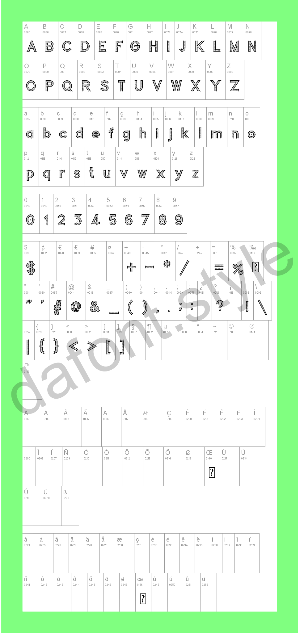 Concept Font style Download - dafont style