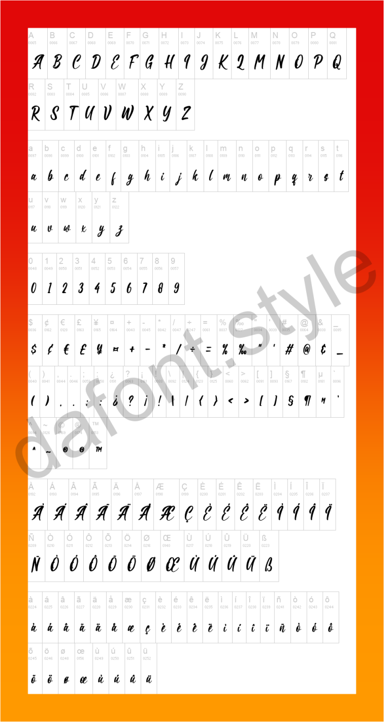 Creative Vibes Font - Dafont Style