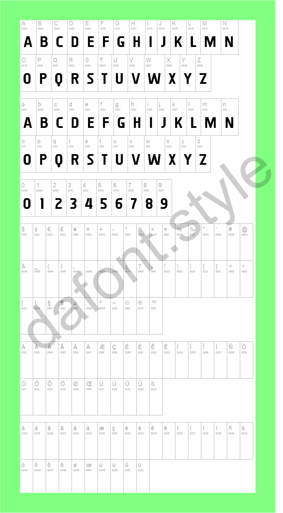 Impact Font - Dafont Style