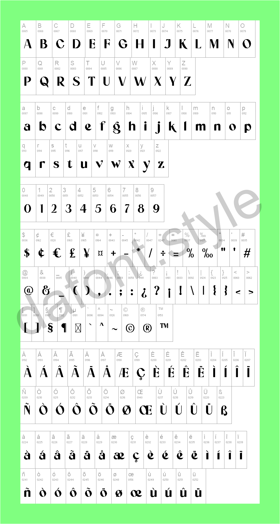 Keystone Font - Dafont Style