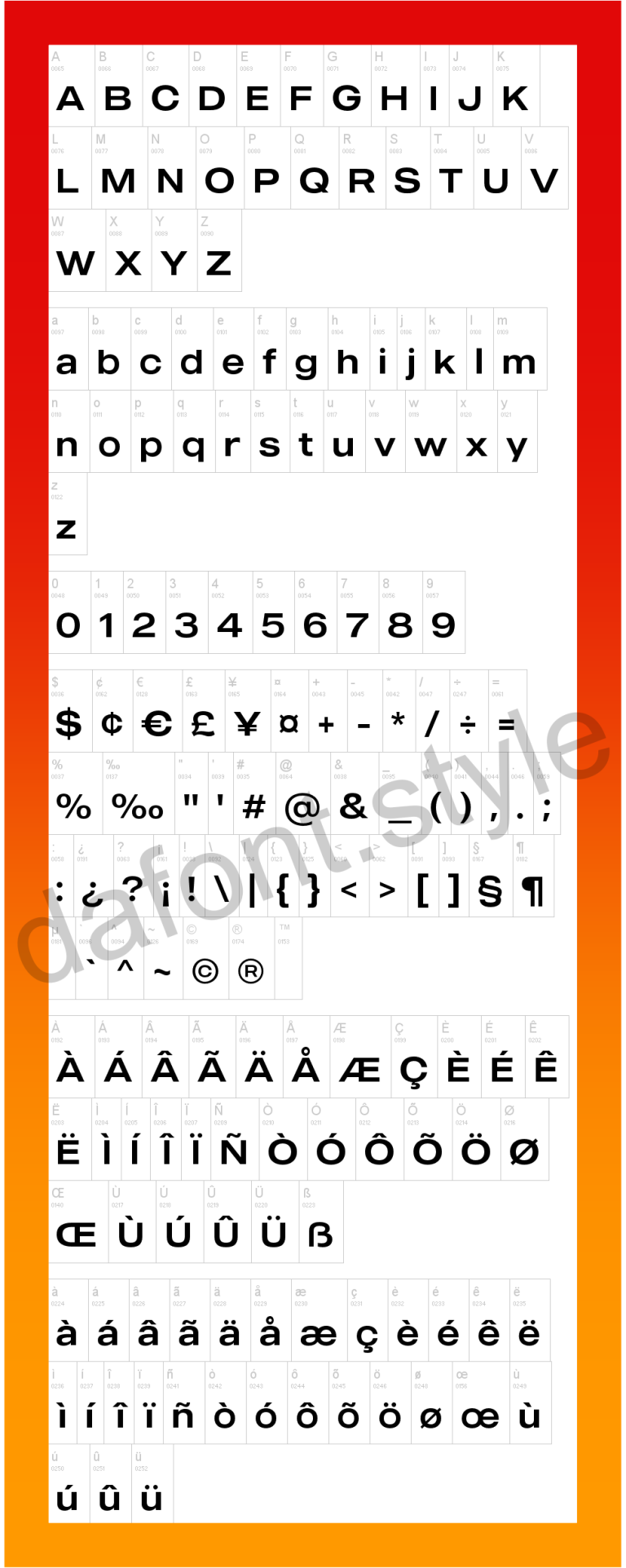 Outer Sans Font style - dafont style