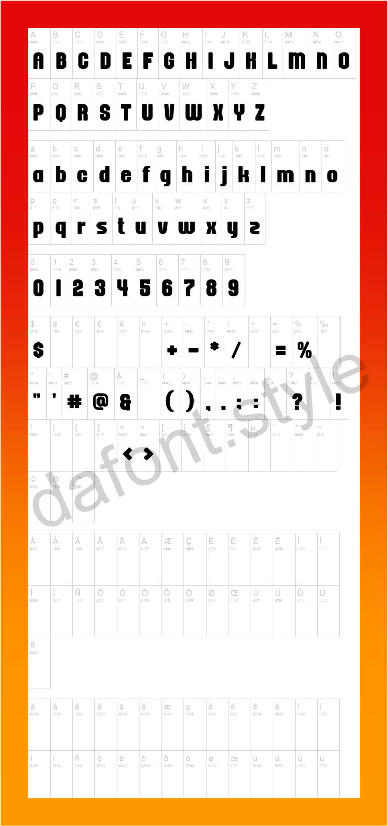 Recky Font style - dafont style