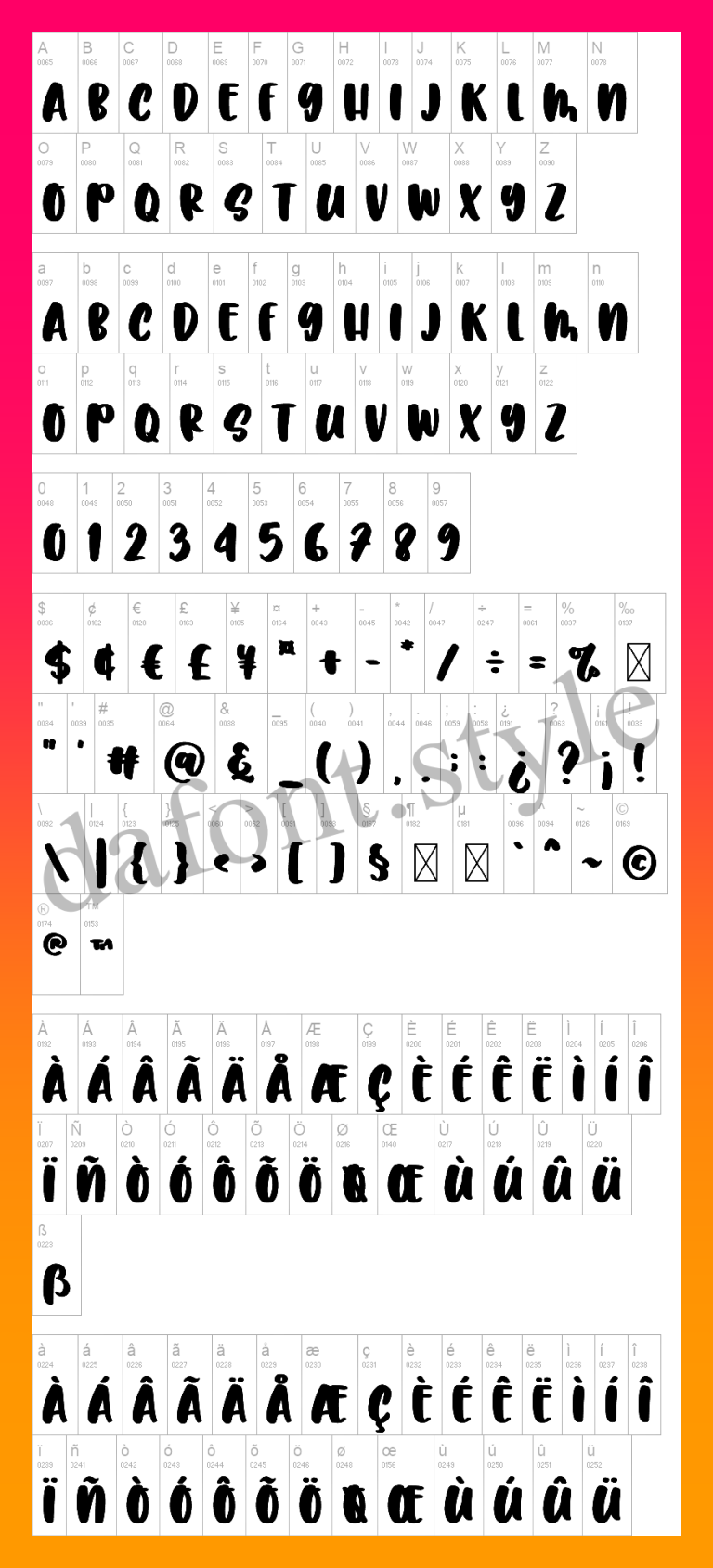 Artmy Font style - dafont style