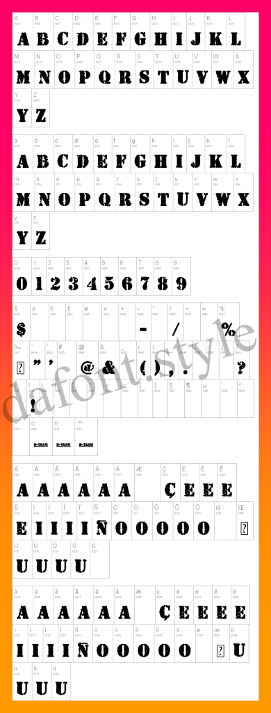 B-Team Font style - Dafont Style