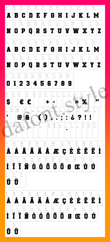 Be True To Your School Font style - Dafont Style