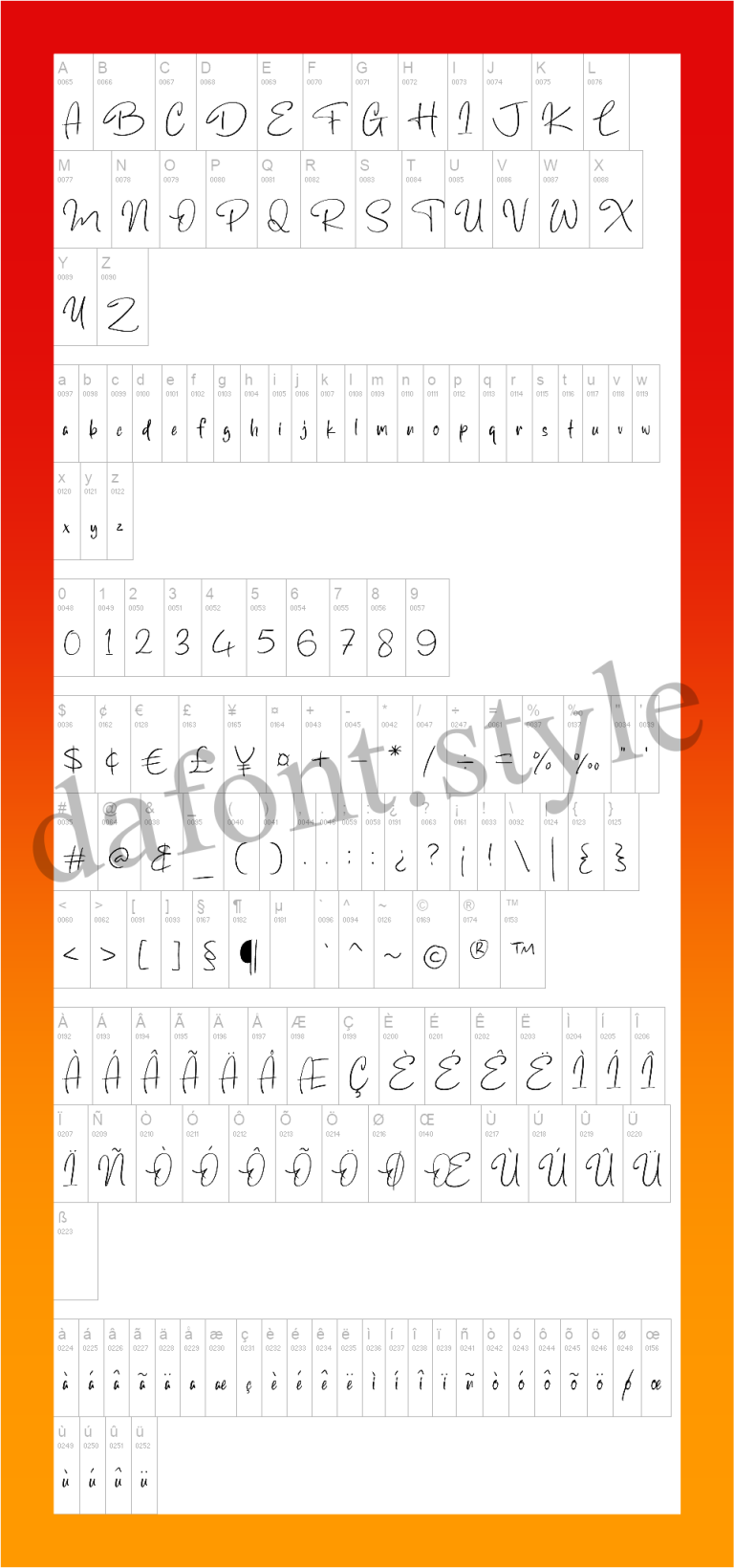 Brillian Catalyst Font style - dafont style