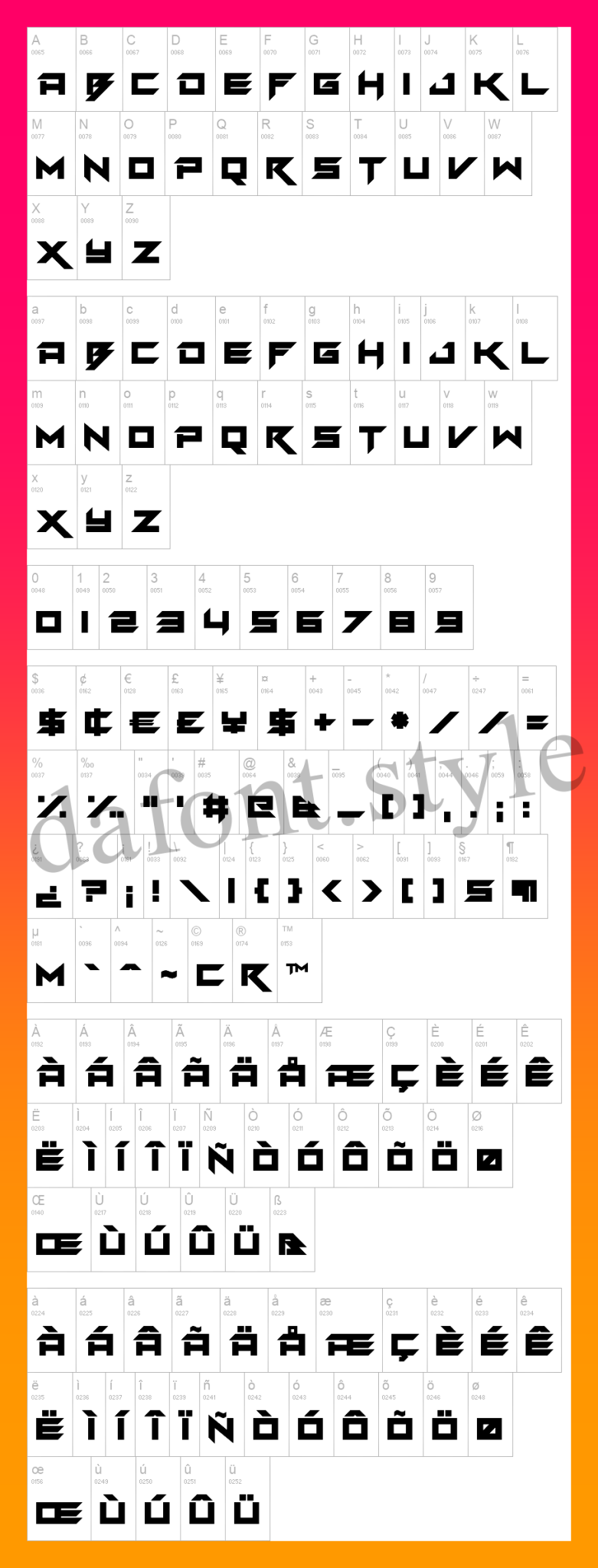 Deadknight Font - Dafont Style