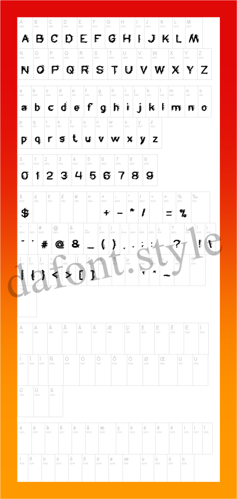 Freezer font style - Dafont Style