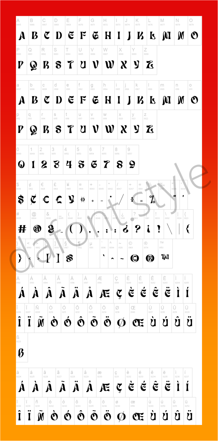 Lostar Font - Dafont Style
