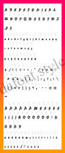 Sketch Gothic School Font - dafont style