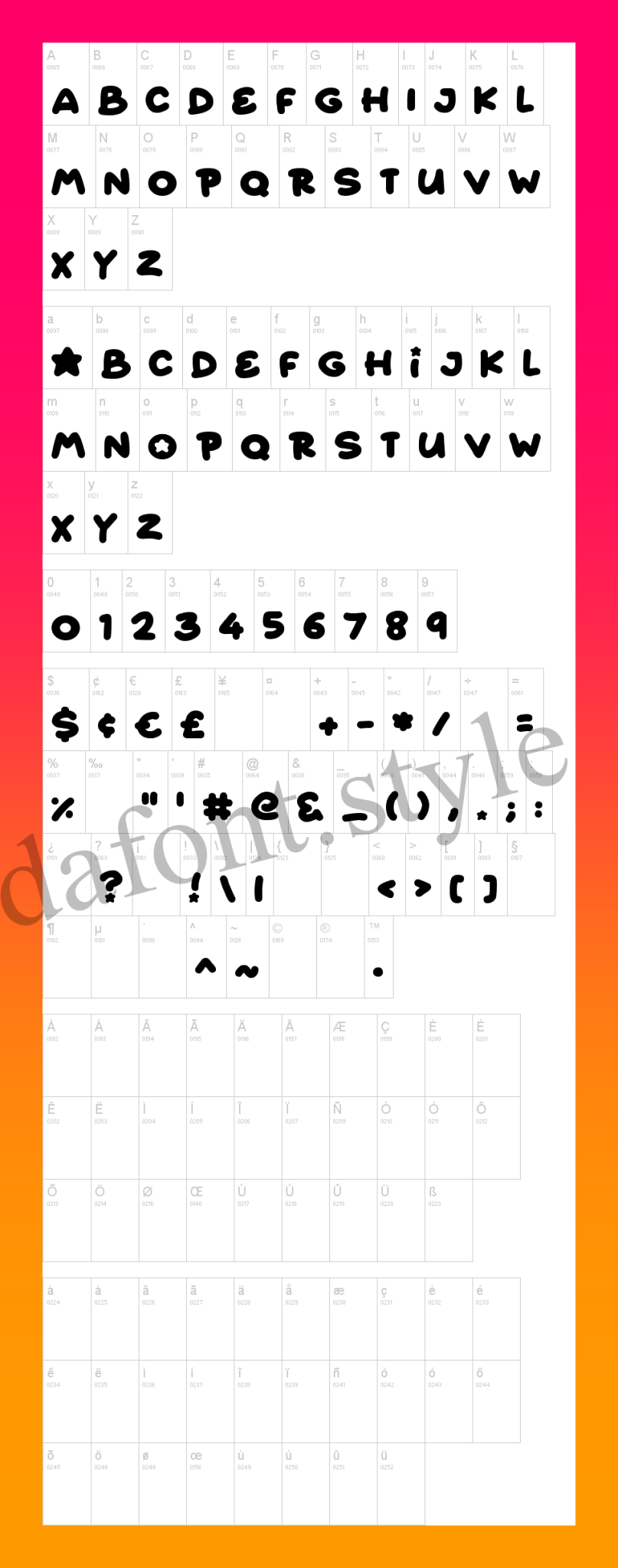 Starborn Font - Dafont Style