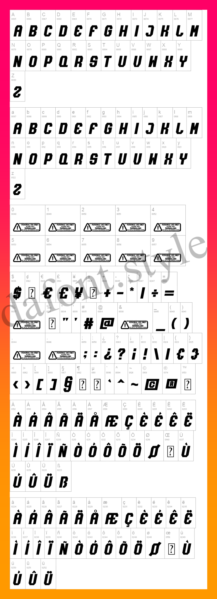 United Font - Dafont Style