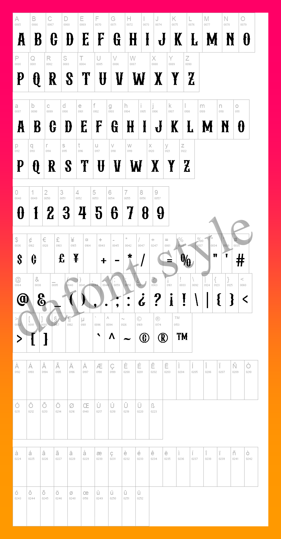 Albertson Font - Dafont Style