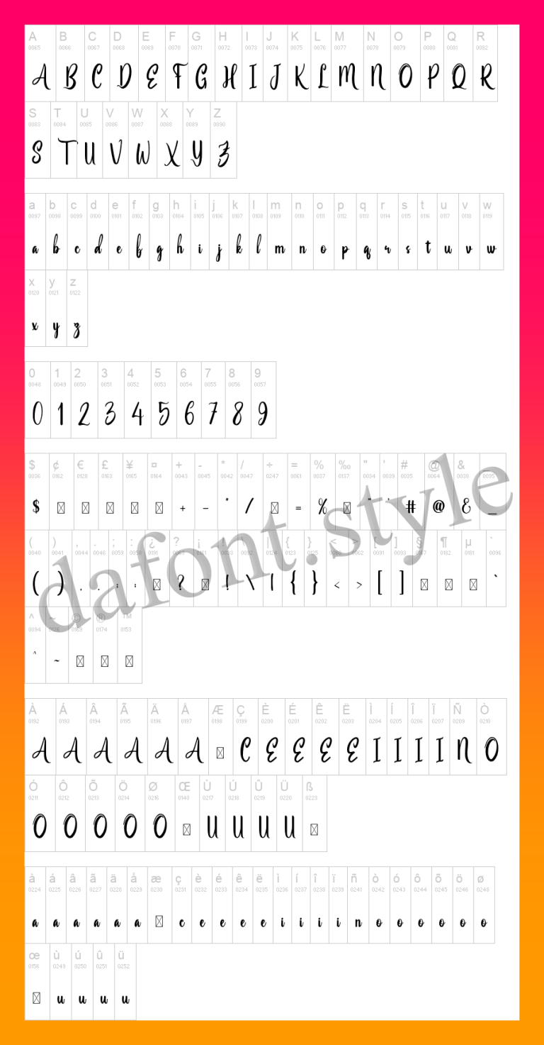 Amsterlands Font style - Dafont Style