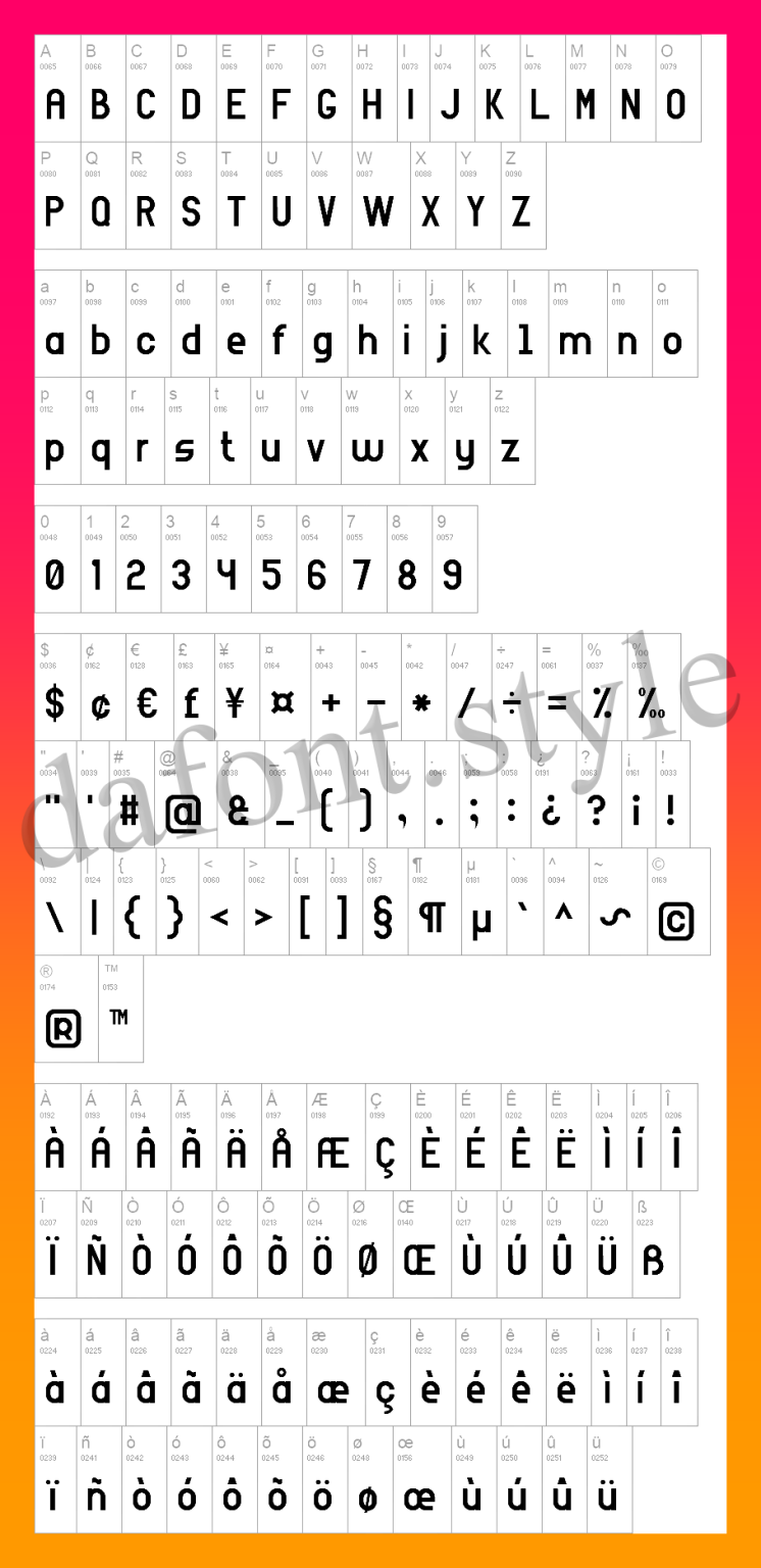 Arial Narrow 7 Font - Dafonts Style