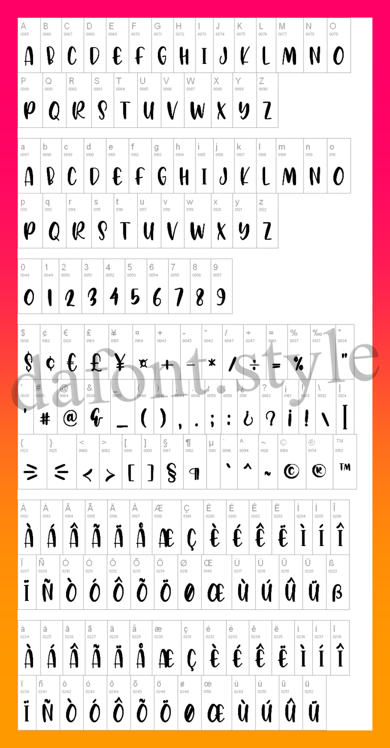 Avocado Creamy Font - dafont style