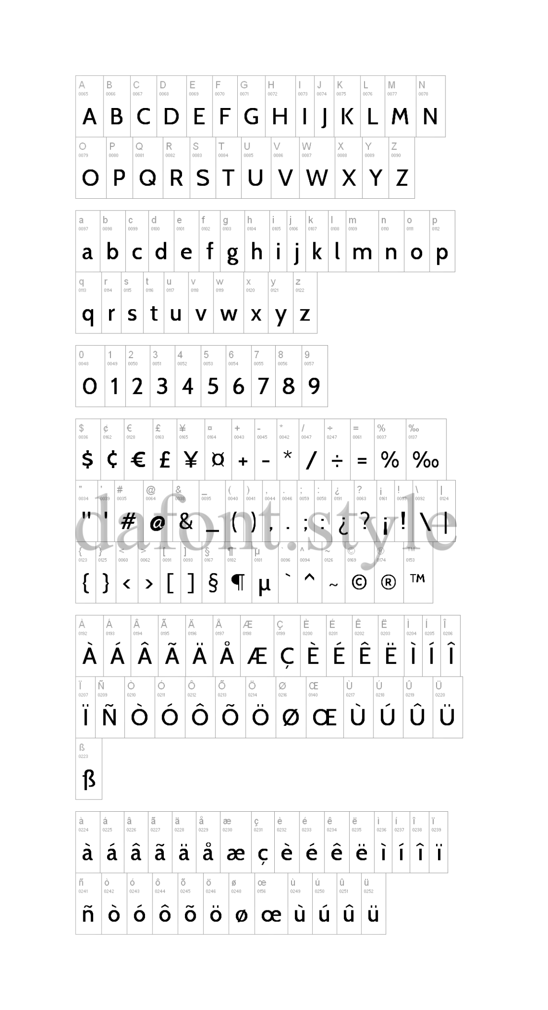 Cabin font - dafont style