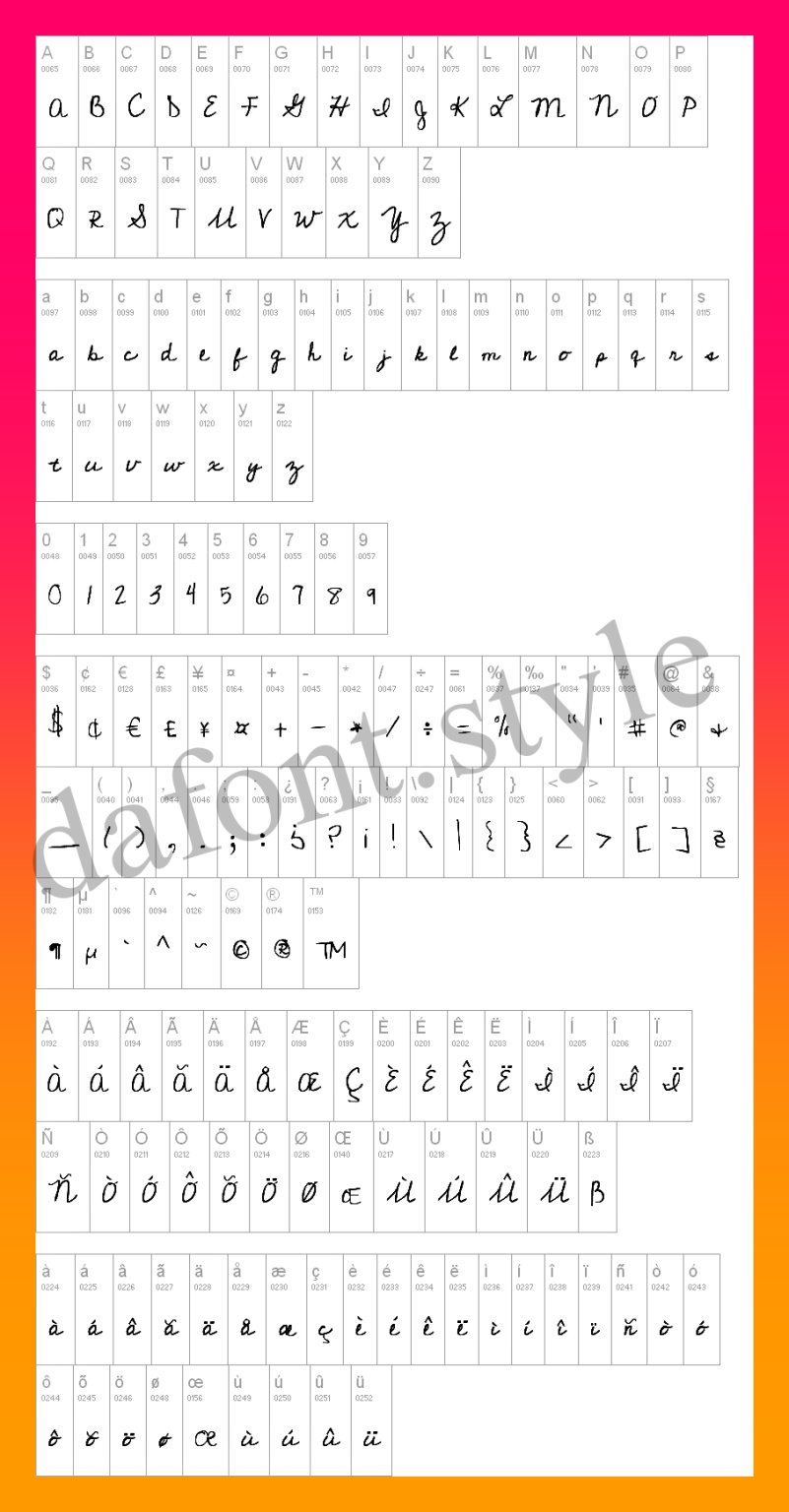 Cedarville Pnkfun1 Cursive Font - dafont style