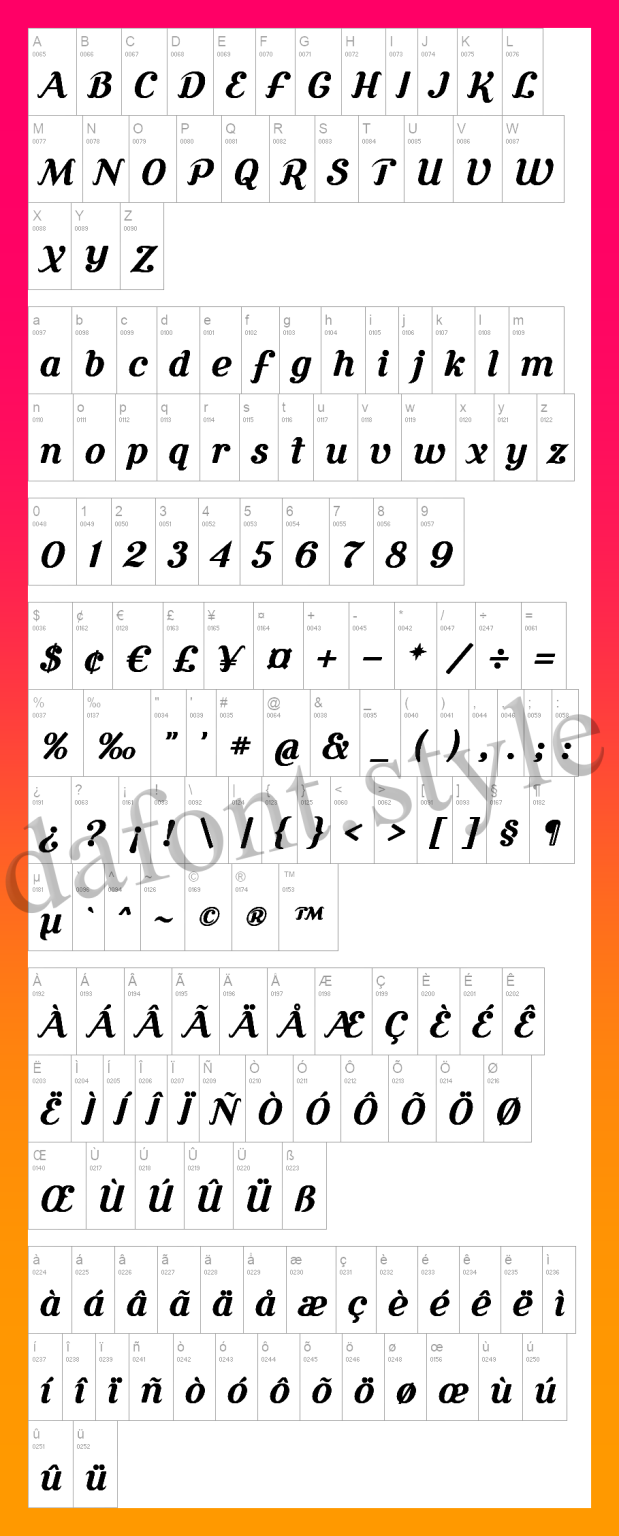 Cursive Serif Font - Dafont Style