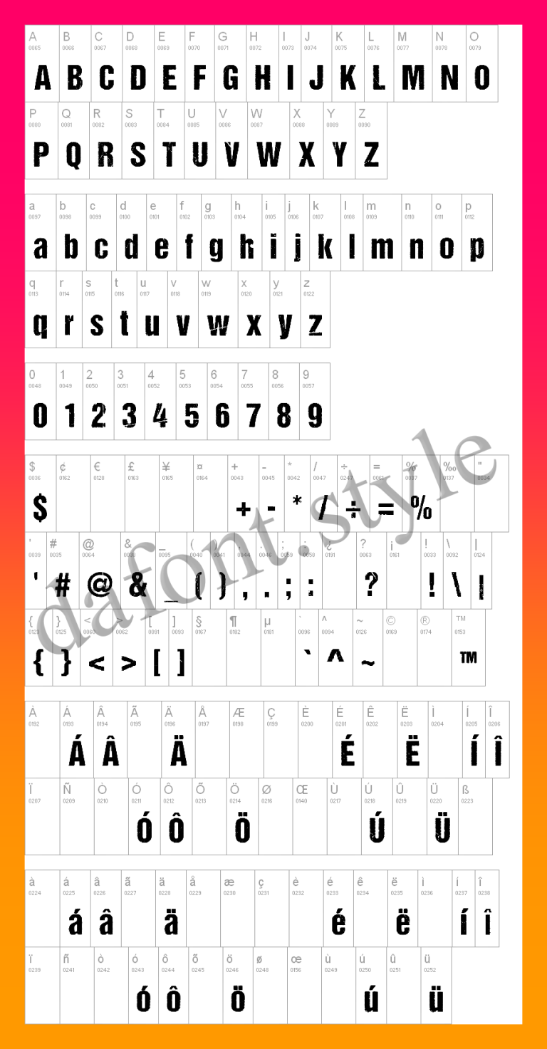 DCC Ash Font style - Dafont Style
