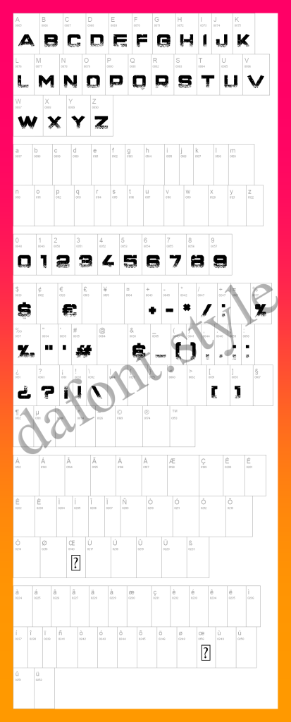 Ghost Factory Font - dafont style