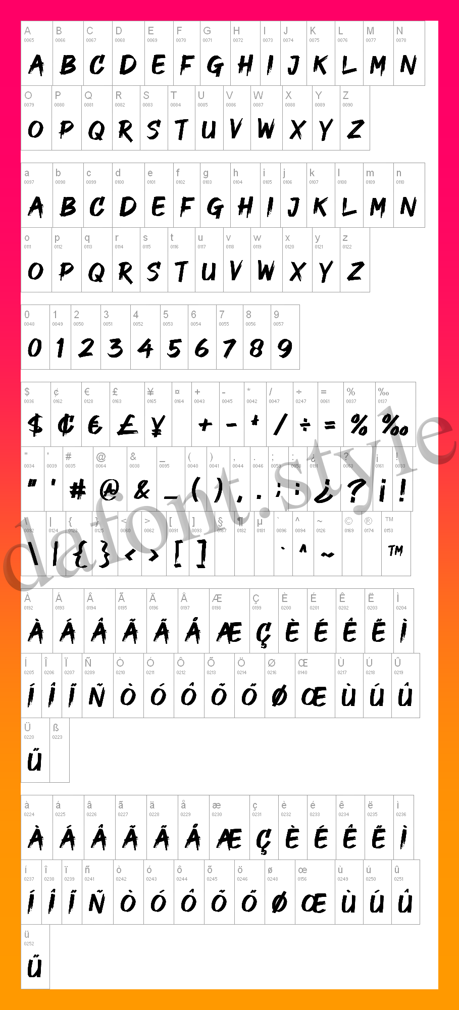 Good brush Font - Dafont Style