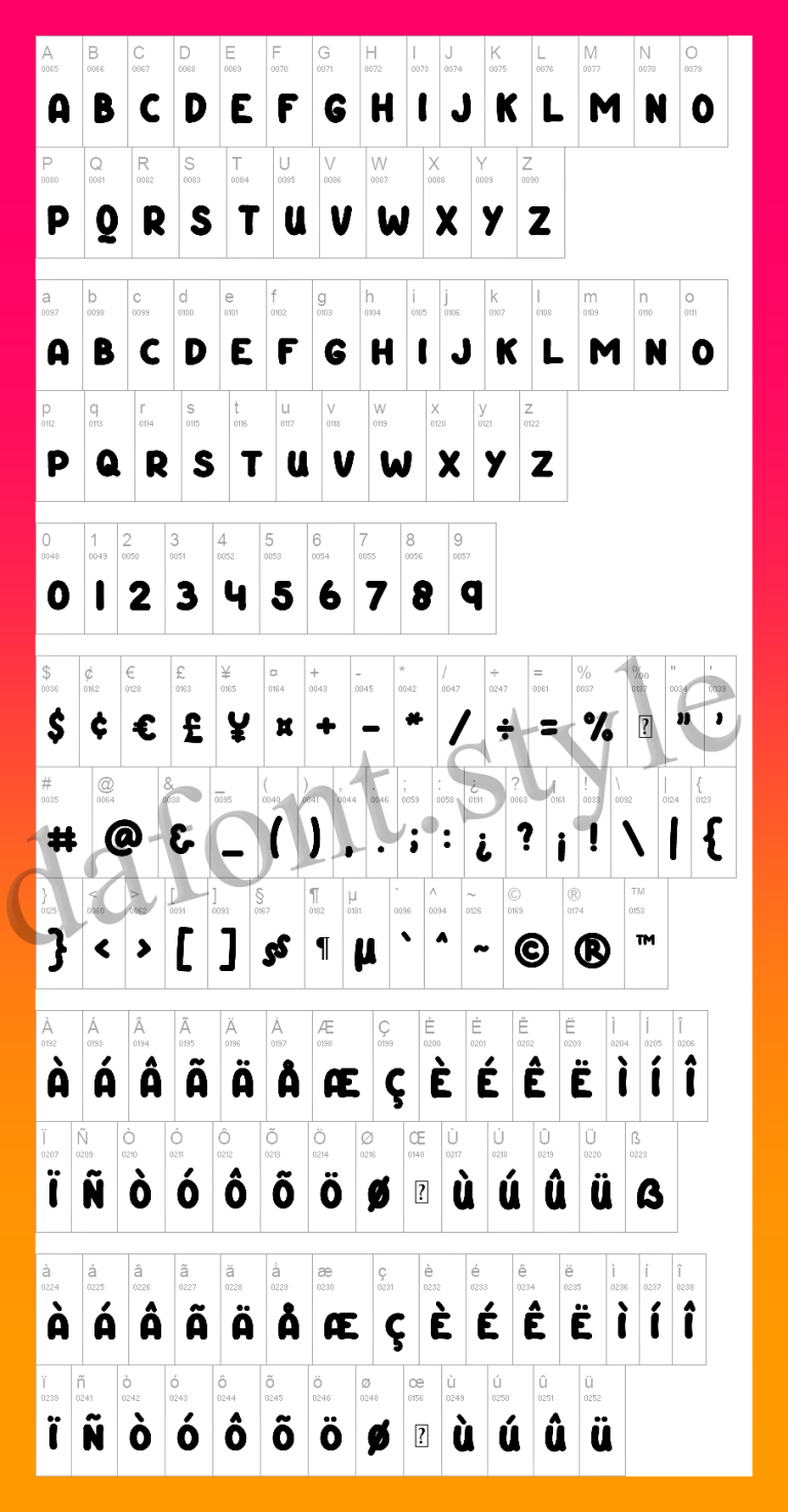 Happy Chicken Font - dafont style