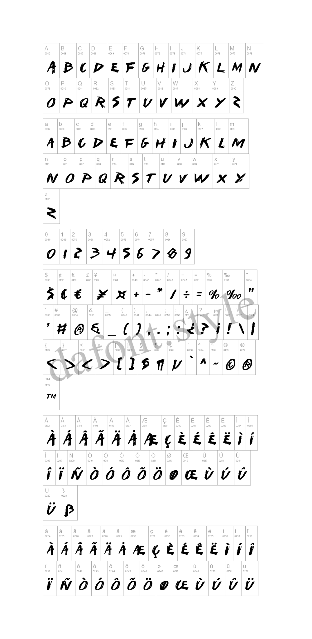 I Want My TTR font style - dafont style