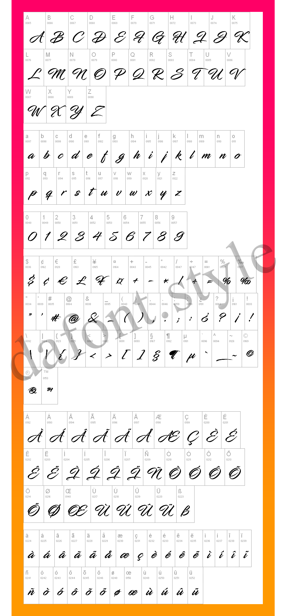 Infinite Stroke Font style - Dafont Style