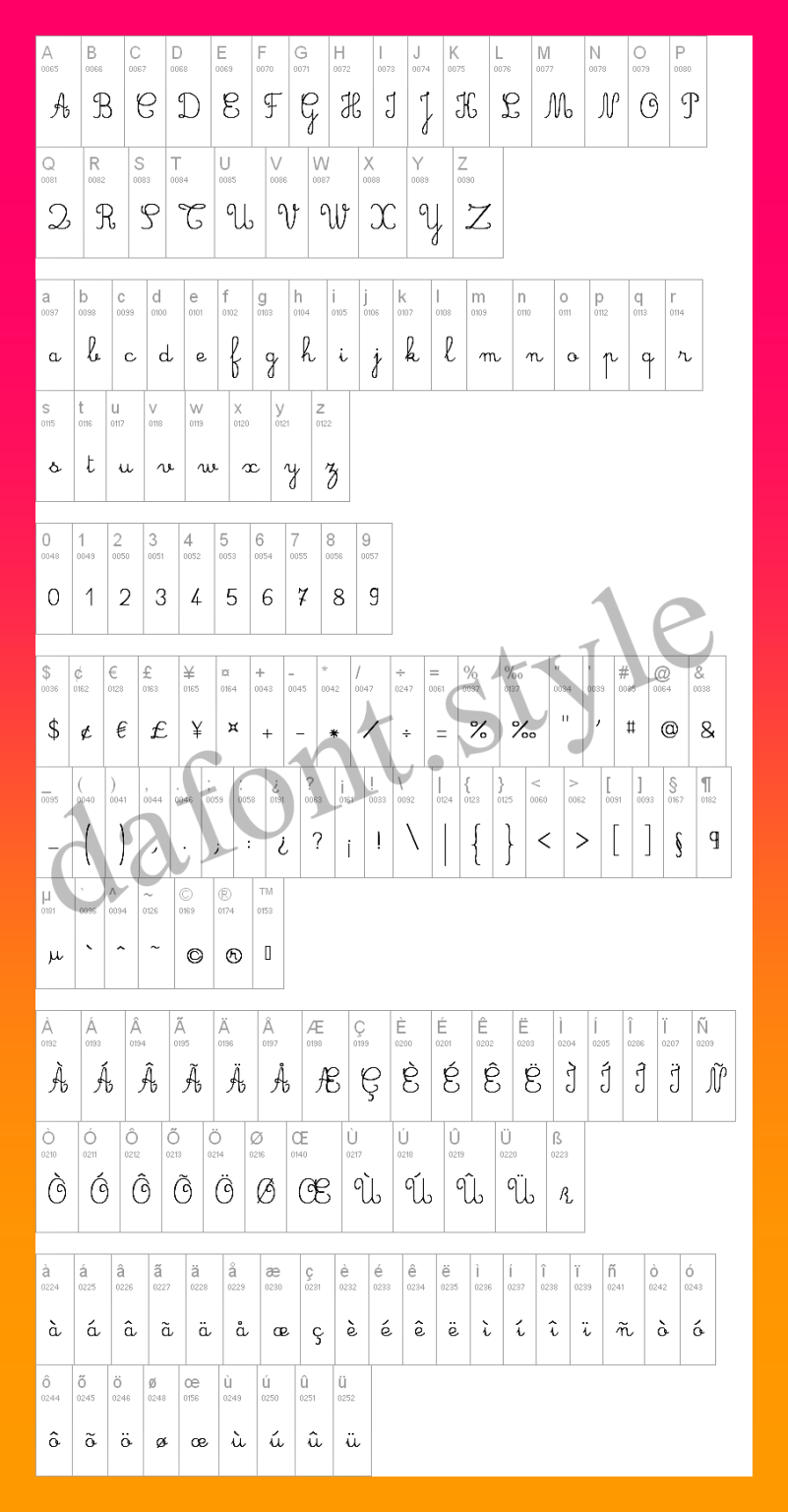 JB Cursive Font - dafont style