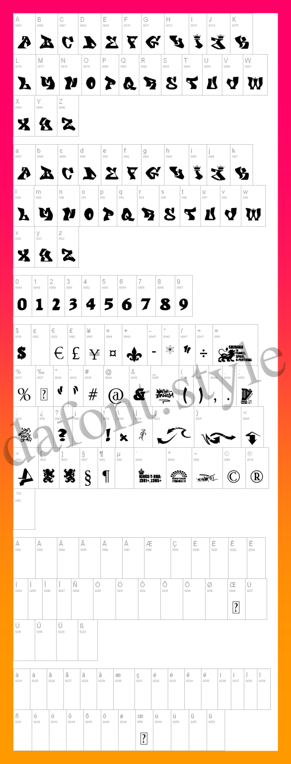 King David Font - Dafont Style