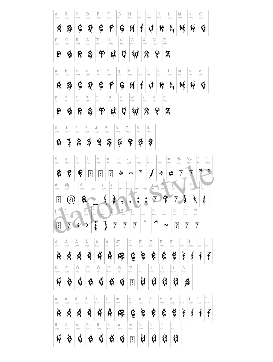 MB Forever Raw font style - Dafont Style