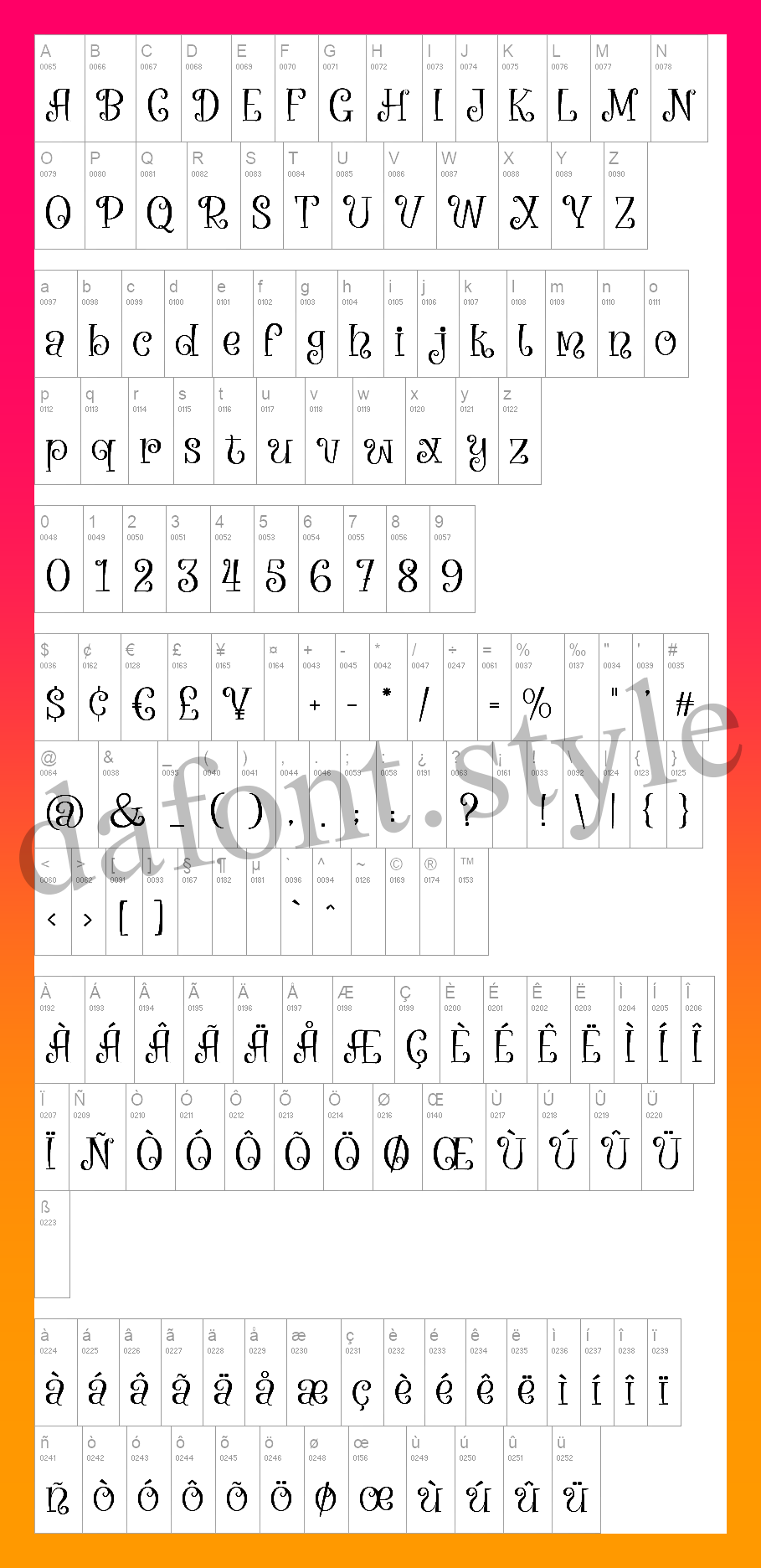 Magical Night Font - dafont style